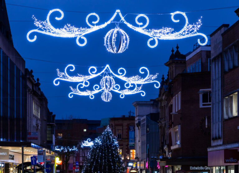 Commercial Christmas Light Motifs & Compositions - MK Illumination